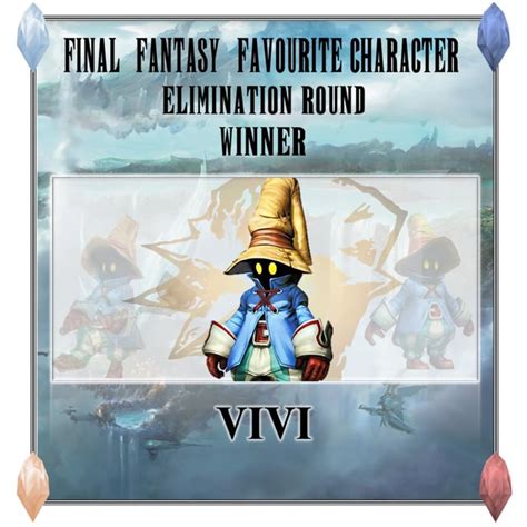 Final Fantasy Favourite Character Elimination Poll Winner Vivi Is Chosen As The Winner Of The