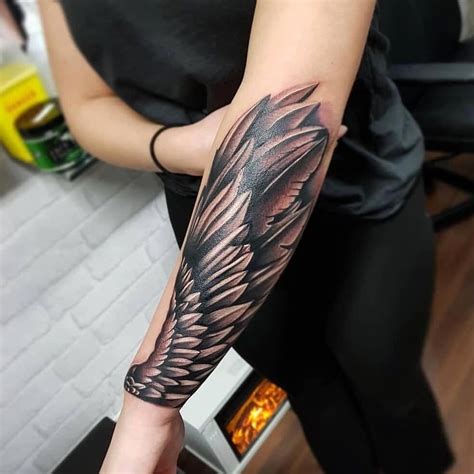 Eagle Wing Tattoo Forearm Forearm Tattoo Ideas