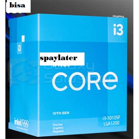 Jual Intel Core I3 10100 BOX 3 6Ghz Up To 4 30Ghz Yilastores Shopee Indonesia