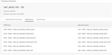 solved tmw rc manage st03n data program does not exist sap community