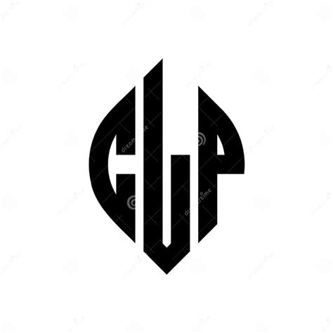 Clp Circle Letter Logo Design With Circle And Ellipse Shape Clp Ellipse Letters With