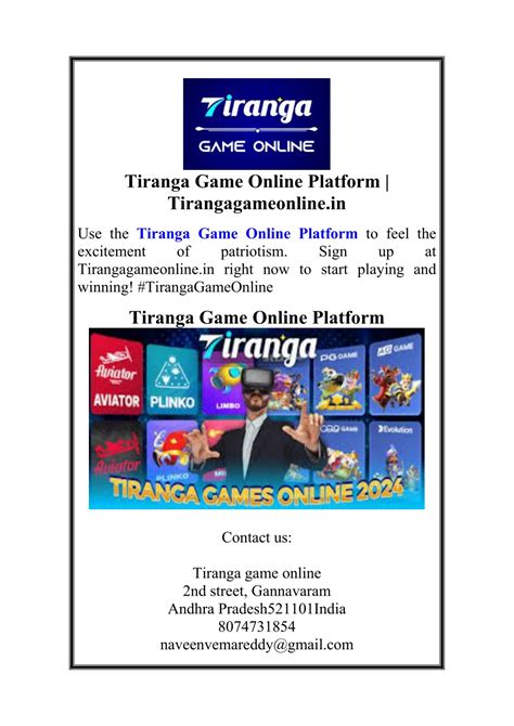 Ppt Tiranga Game Online Platform Powerpoint
