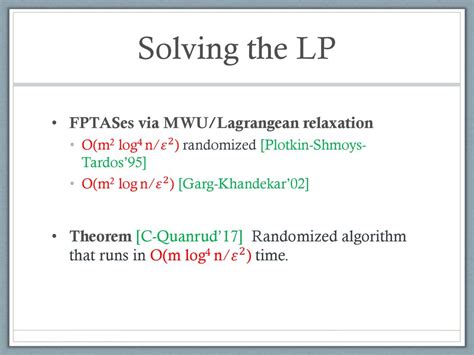 Tree Packing Mincut And Metric Tsp Ppt Download