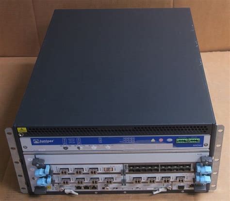 Juniper Mx240 Internet Router 3x Mic 3d 4xge Xfp Mic 3d 20ge Sfp Re S