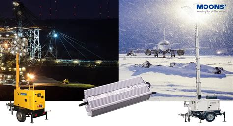 Moons Led Drivers Build Into Lighting Tower Moons