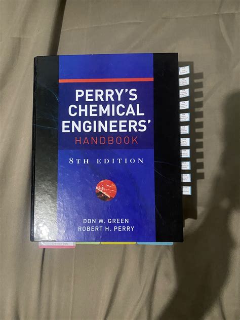 Perrys Chemical Engineers Handbook 8th Edition Hobbies And Toys Books And Magazines Textbooks