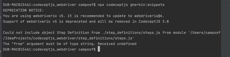 Intellij Idea Inject Is Not Defined Codeceptjs And Cucumberjs