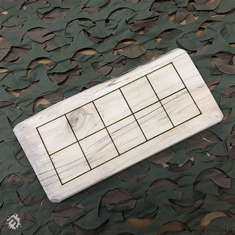 Wooden Ten Frames Muddy Faces