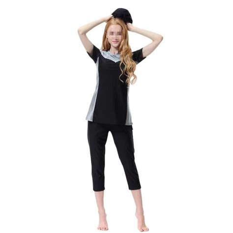 Maillot De Bain Femme Musulmane Ensemble Traditionnel Modeste Maillots