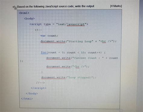 Solved E Based On The Following Javascript Source Code