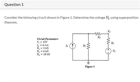 Solved Question Consider The Following Circuit Shown In Chegg