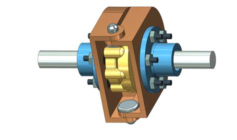 Variable Angle Shaft Coupling By Steamboat Ed Download Free Stl Model