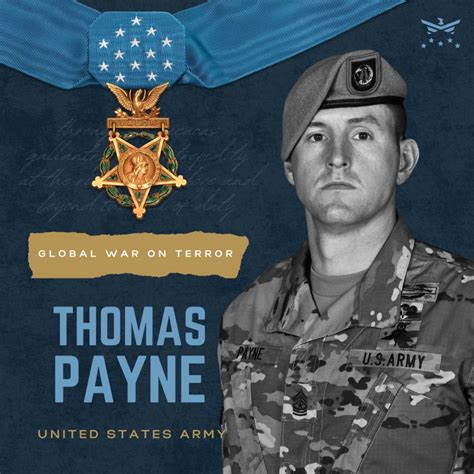 On This Day In 2015 Thomas Patrick Payne Demonstrated Extraordinary… Congressional Medal Of