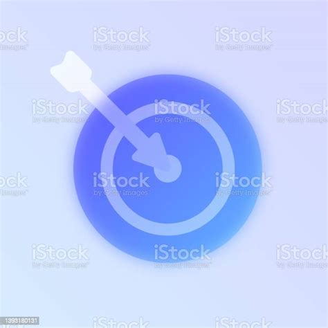 대상 유리 모피즘 트렌디 스타일 아이콘 투명한 유리 색상 벡터 아이콘을 흐리게 하고 보라색 그라디언트가 있는 대상입니다 웹 및