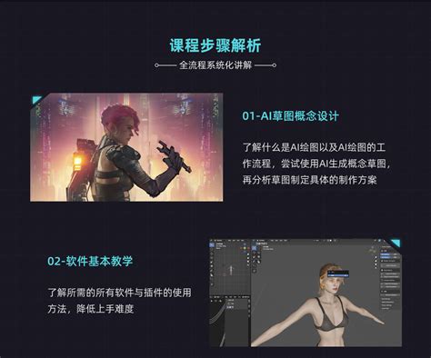 Ai辅助blender三辅二美宣插画《赛博之芯》全流程制作教程 Blender布的