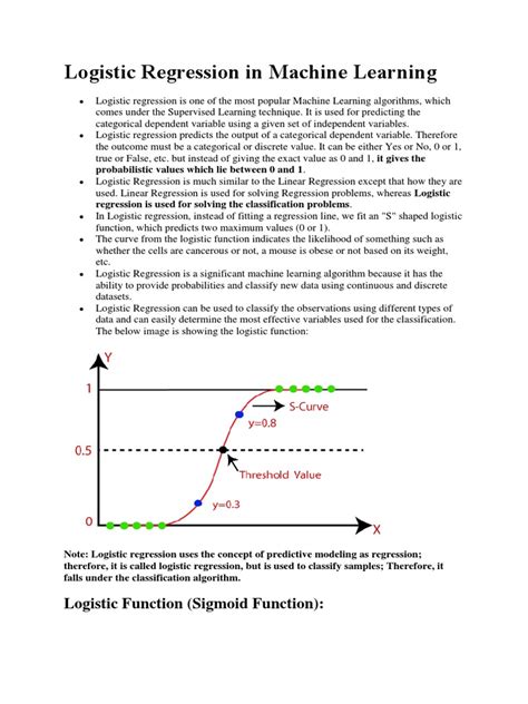 Logistic Regression | PDF | Logistic Regression | Regression Analysis