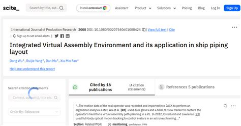 Integrated Virtual Assembly Environment And Its Application In Ship
