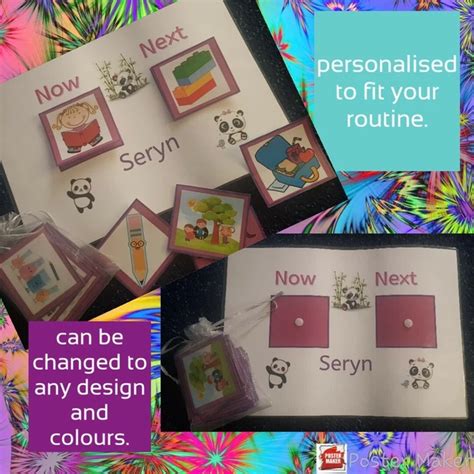 Daily Timetable Routine Charts Asd Autism Visual Aids Adhd Sen Pecs