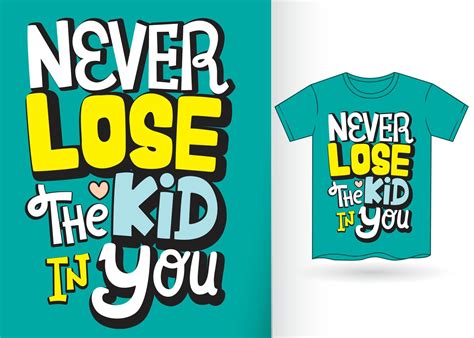 Typography Lettering Slogan For T Shirt 5230830 Vector Art At Vecteezy