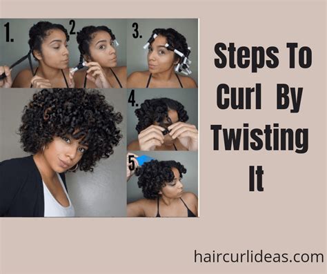 How To Curl Hair By Twisting It Hair Curl Idea