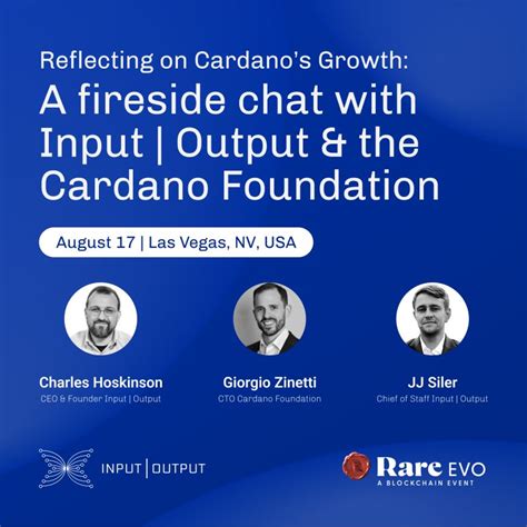 input output iohk on linkedin rareevo24