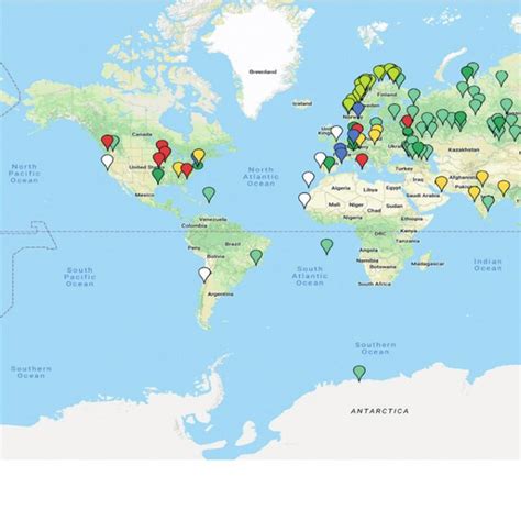 The Gbas Landing Systems Installation Map Worldwide Source Gbas Download Scientific Diagram