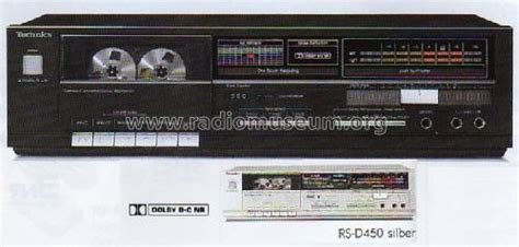 Stereo Cassette Deck RS D R Player Technics Brand Radiomuseum Org