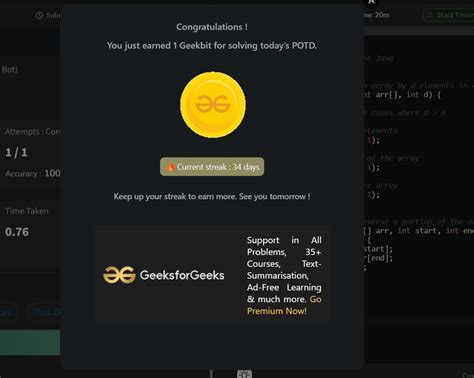 Ambuj Chaubey On Linkedin Gfg160 Geekstreak2024 Codingchallenge Gfg160 Keepcoding