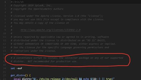 installation script production use clarification · issue 1876