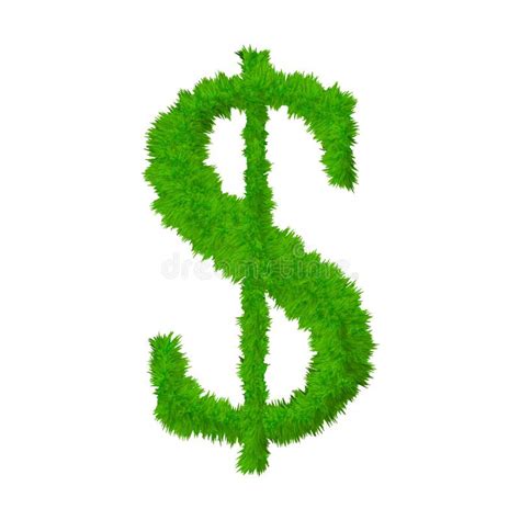 Conceptual Green Grass Font Stock Illustration Illustration Of Nature