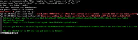 Linux开机启动进入紧急模式emergency mode的解决方法 技术问答 奇奇博讯
