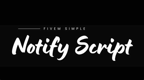 Fivem Simple Notify Fivem Store