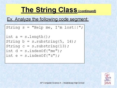 unit 10 the string class 1 ap computer