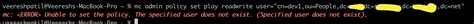 Active Directory Unable To Set Policy For User Using Minio Client