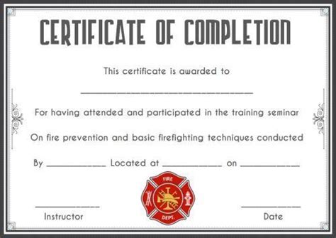 Fire Safety Certificate 10 Safety Certificate Templates For Best