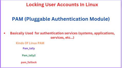 Lock User Account In Linux After Failed Login Attempts