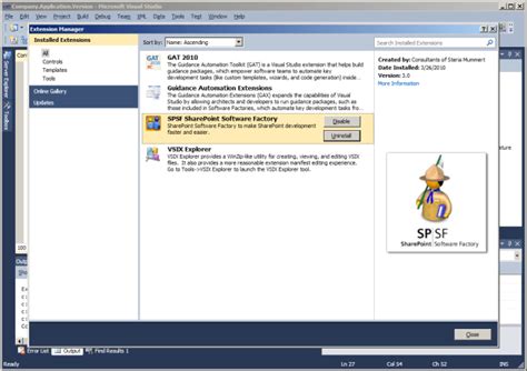 Sharepoint Developer Tools Get Your Gears