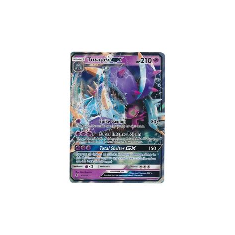 Toxapex Gx Sm02057 Ultra Rare Duelshop