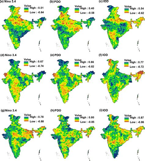Spatial Variability Of The Correlation Between The Reconstructed Modes