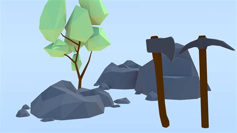 Low Poly D Model For Survival Game OpenGameArt Org