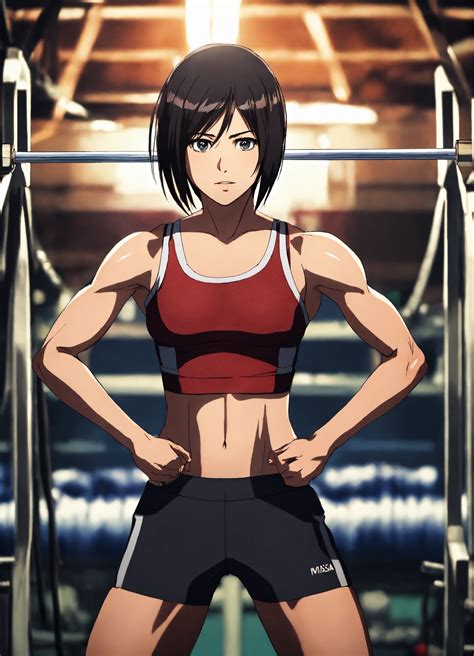 Lexica Mikasa Ackerman Working Out