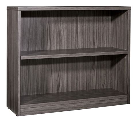 Laminate Bookcase Collection 36wx12dx30h 2 Shelf Bookcase With 1 Thick