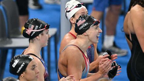 Olympic Swimming Katie Ledecky Is Fastest In Heats Of 1500