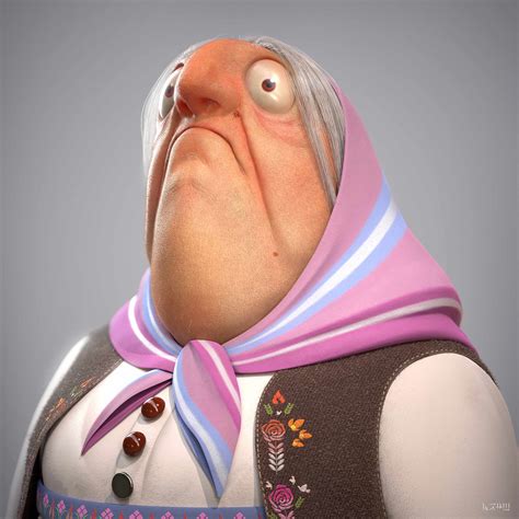 Grumpy Grandma Zbrushcentral