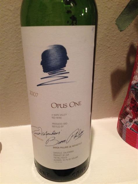 Opus One Wine Bottle Wine Valley Bottle
