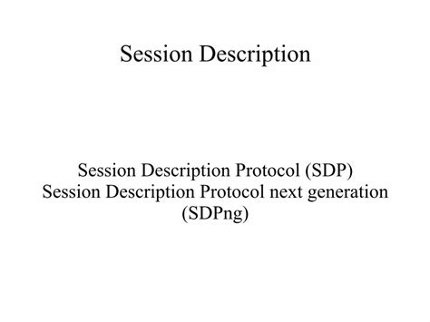 pdf session description protocol sdp session description dokumen tips