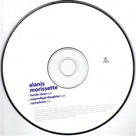 Buy Alanis Morissette Hands Clean Cd Single Cd1 From Daddypop