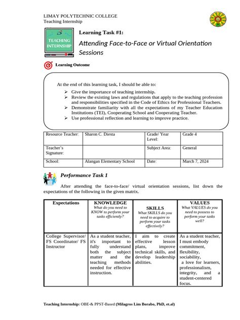 learning task 1 content knowledge and pedagogy pdf