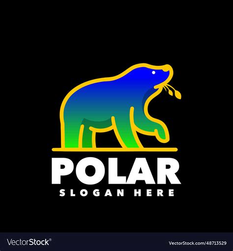 Polar Gradient Colorful Royalty Free Vector Image