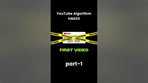 Youtube Algorithm Hacked 🤑 Part 1 Youtube Instagram Viral Algorithms Creator Youtube